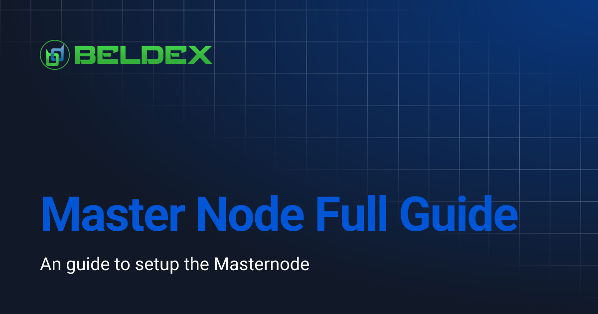 Master Node Full Guide | Beldex